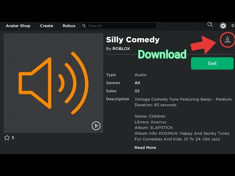 ROBLOX - How To Download Audio From Audio Library (Android Only)