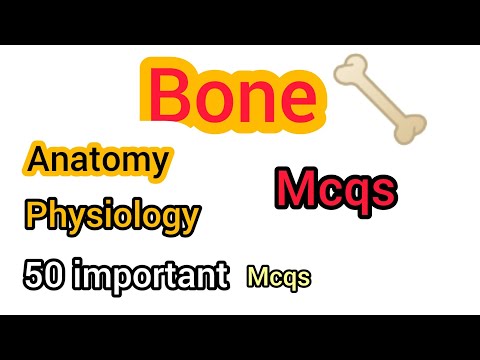 Bone anatomy and physiology 50 important mcqs#mcqsseries #science # by medical points