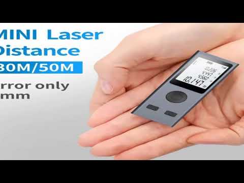 30M/50M Mini Smart Laser Distance Meter Measure Infrared Rangefinder USB Rechargeable Port