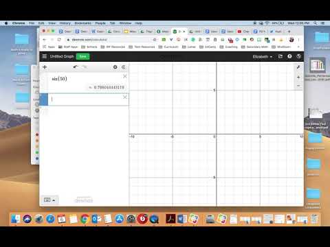 Degree mode Desmos