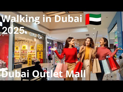 Dubai ???????? Outlet Mall Shopping, Big Discounts & Luxury for Less [4K] Walking Tour