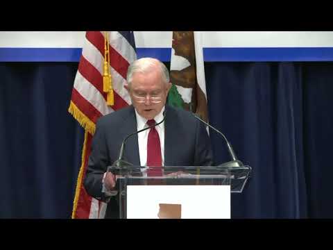 US Attorney General Jeff Sessions tells California: 'We have a problem'