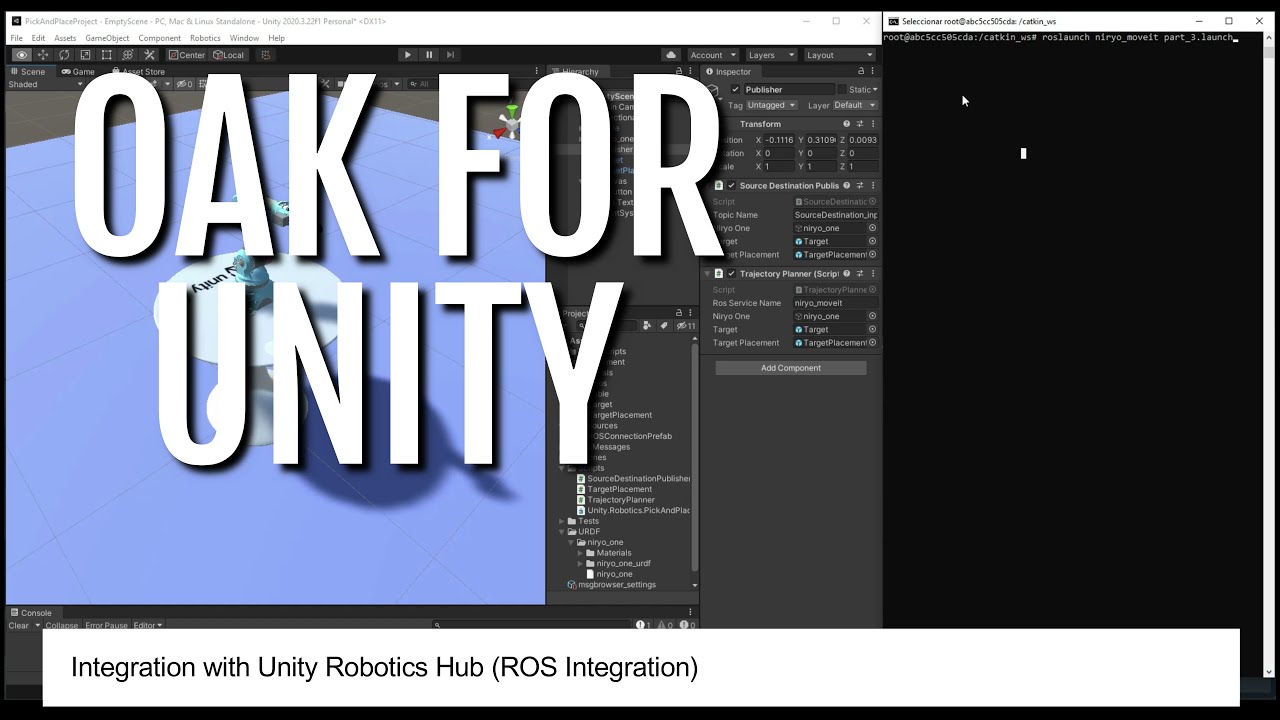 DepthAI ROS + Unity