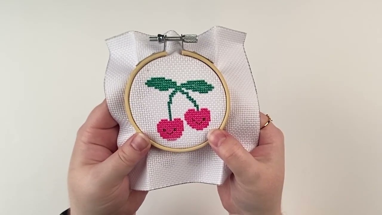 Tutorial: Stitchcraft Cheery Cherries Mini Cross Stitch Kit