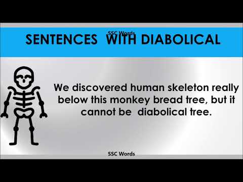 Diabolical - Improve English - Meaning and 5 sentences - GRE / CAT / GMAT word - SSC Words
