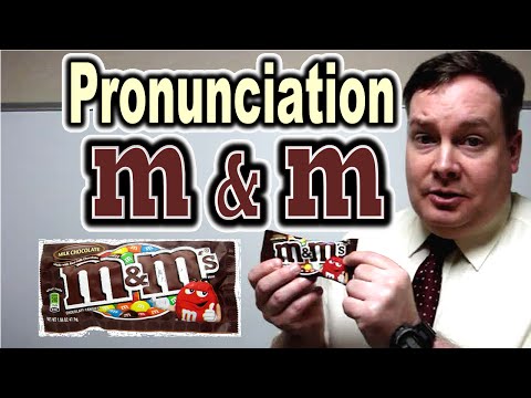How to Pronounce "m & m" [ ForB English Lesson ]