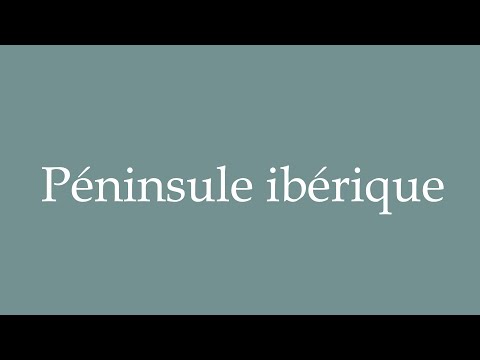 How to Pronounce ''Péninsule ibérique'' (Iberian Peninsula) Correctly in French