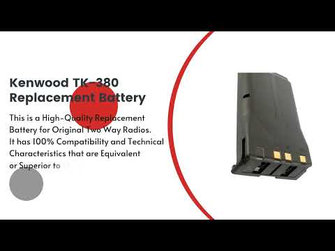 Replacement Battery for Kenwood TK-380