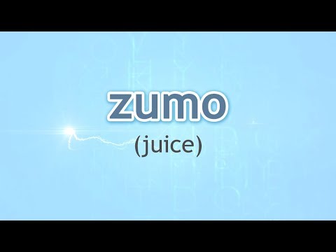 How to Pronounce Juice (Zumo) in Spanish