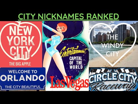 Ranking the Nicknames of Major U.S. Cities