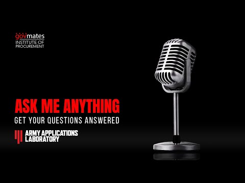 Ask Me Anything with Army Applications Laboratory