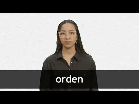 English Translation of “ORDEN” | Collins Spanish-English Dictionary