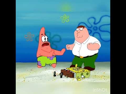 padre de familia referencia a Bob esponja en español latino crossover Peter vs Patricio