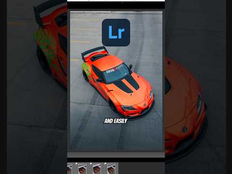 Lightroom Shortcut For Car Photographers!