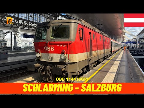 Cab Ride Schladming - Salzburg Hbf (รBB, Austria, April 2025) train driver's view 4K