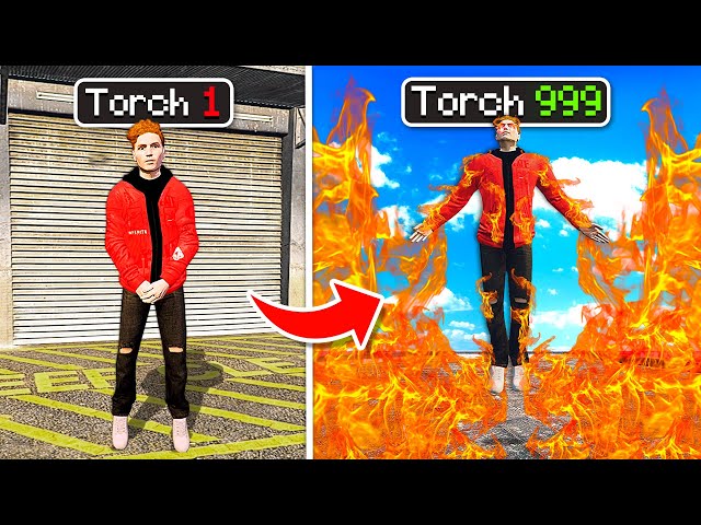 GTA 5 streamer Caylus becomes the human torch by using mods