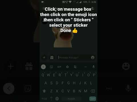 How to use Stickers in Discord Mobile #roduz #discord #howto #how #use #sticker #stickers
