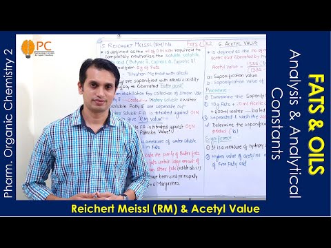 Fats and Oils (Part 5): Reichert Meissl (RM) and Acetyl Value | Analytical Constant of Fats & Oils