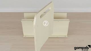 Wooden Low Display Storage Unit - Gompels | Care & Education Supplies