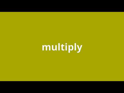 what is the meaning of multiply