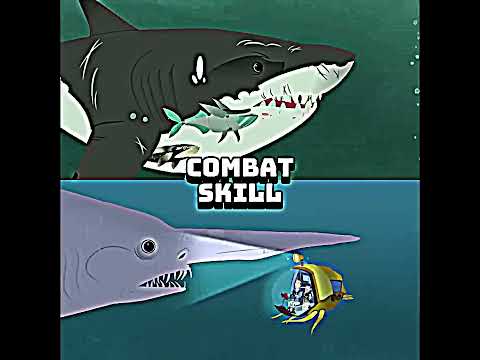 Great White Shark vs Goblin Shark