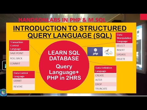 PHP & SQL Meaning: Learn SQL Database Query Language+ PHP programming in 2Hrs