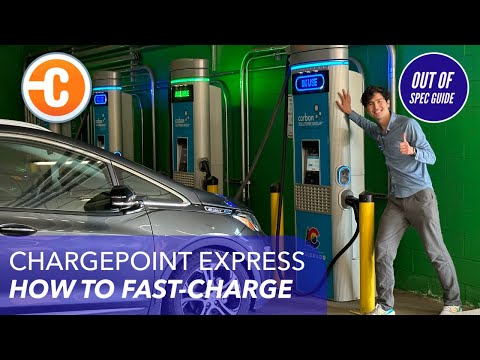 How To Charge Your Electric Car At ChargePoint Express DC Fast-Charging Stations
