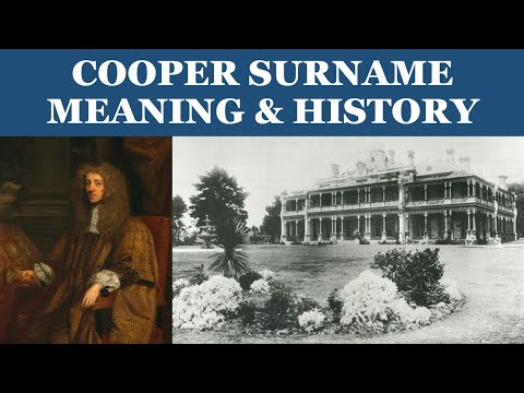 Cooper Surname History