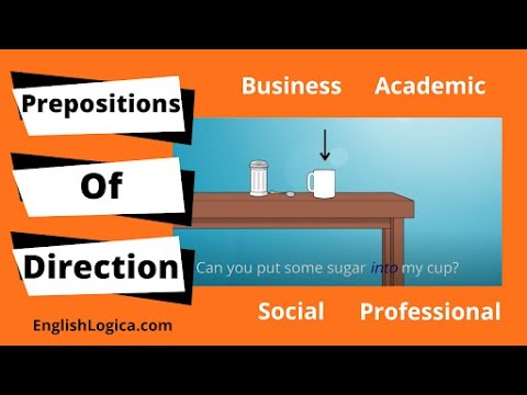 Prepositions of Direction in English Grammar | Prepositions of Direction and Movement