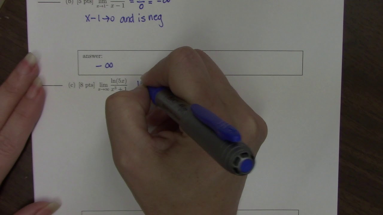 Problem 1 Spring 2018 2250 Final