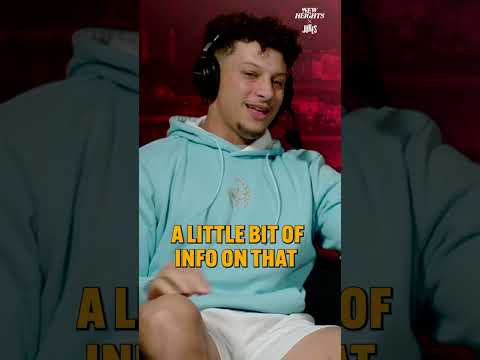 The secret's out! Patrick Mahomes basically drafted himself to the Chiefs organization 😳