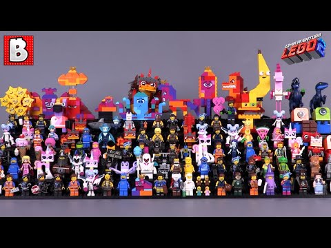 Every LEGO Movie 2 Minifigure Ever Made!!! 100+ Minifigs, Suicide Squad Harley Quinn