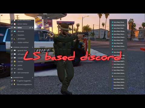 FiveM Los Santos Based Discord | 150+ Channels | 125+ Roles | Free