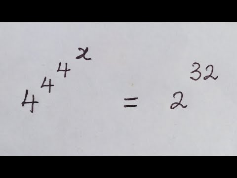 Équation exponentielle intéressante | pouvez-vous la résoudre ?