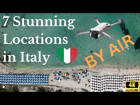7 Stunning locations in Italy by Air [4K DJI] #italy #drone #puglia #dji