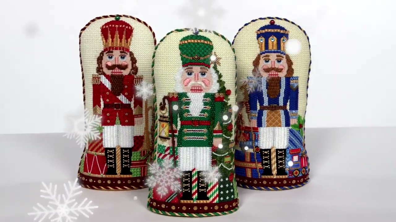 Needlepoint Double-Sided Nutcrackers