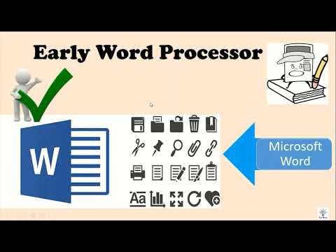 Introduction to Word Processors