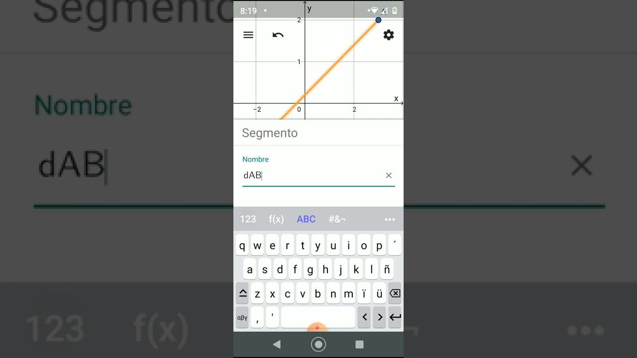 GEOGEBRA.- TRAZO DE SEGMENTOS