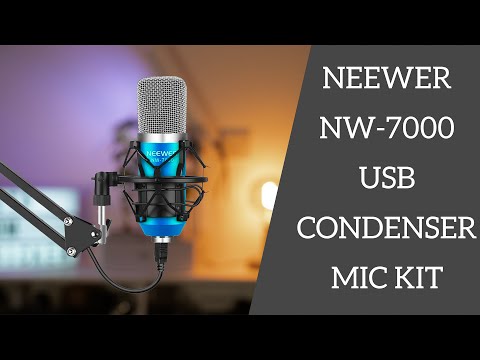 Neewer NW-7000 USB Condenser Microphone Kit Review And Test