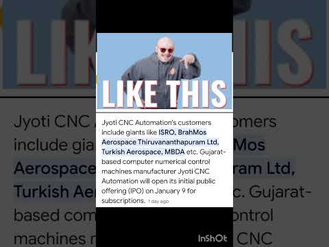 JYOTI CNC AUTOMATION LTD #ipo #shorts #invest #gmp #viralvideo #finance #upcomingipo2024 #automation