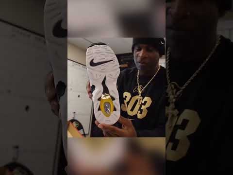 Deion Sanders reveals first look of upcoming Nike footwear 👀 (via @deionsanders/IG)