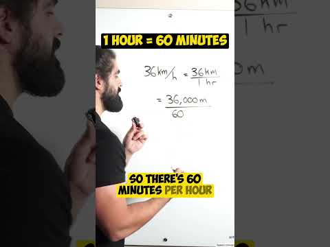 How to convert KM/H to M/S ๐๐ Speed conversions made SIMPLE | NeilDoesMaths