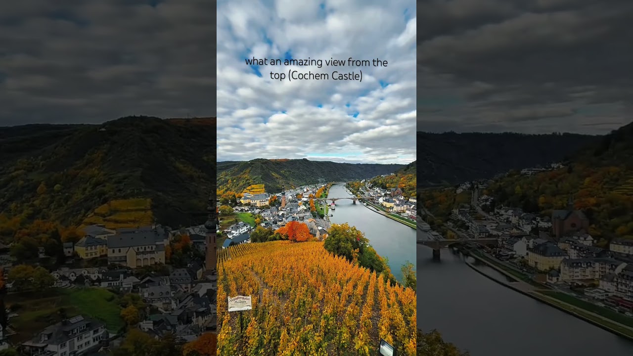 Admiring the autumn beauty from the top🍁🍁
