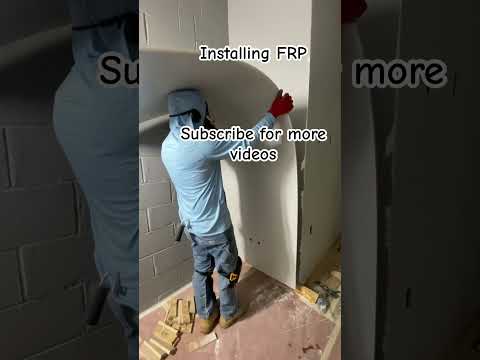 Installing FRP #frp #shortvideo #reels #viral #videos #video #tips #diy #ideas #carpenter