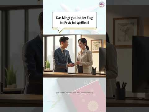German B1 Dialogue: Booking a Vacation at the Travel Agency (with English Translation) #a1german