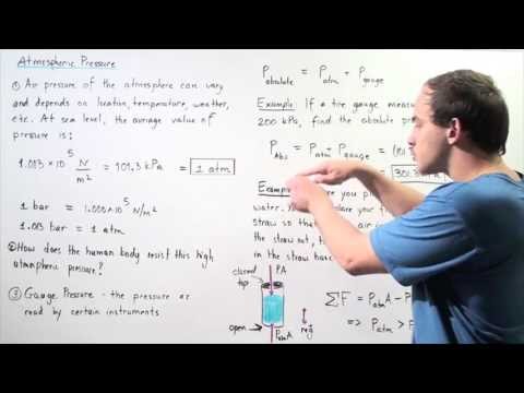 Atmospheric Pressure and Absolute Pressure