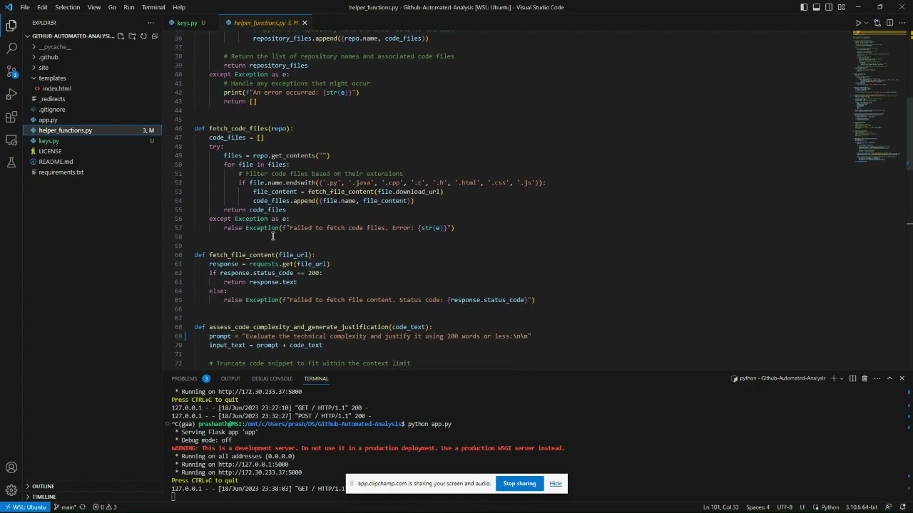 Github-Automated-Analysis