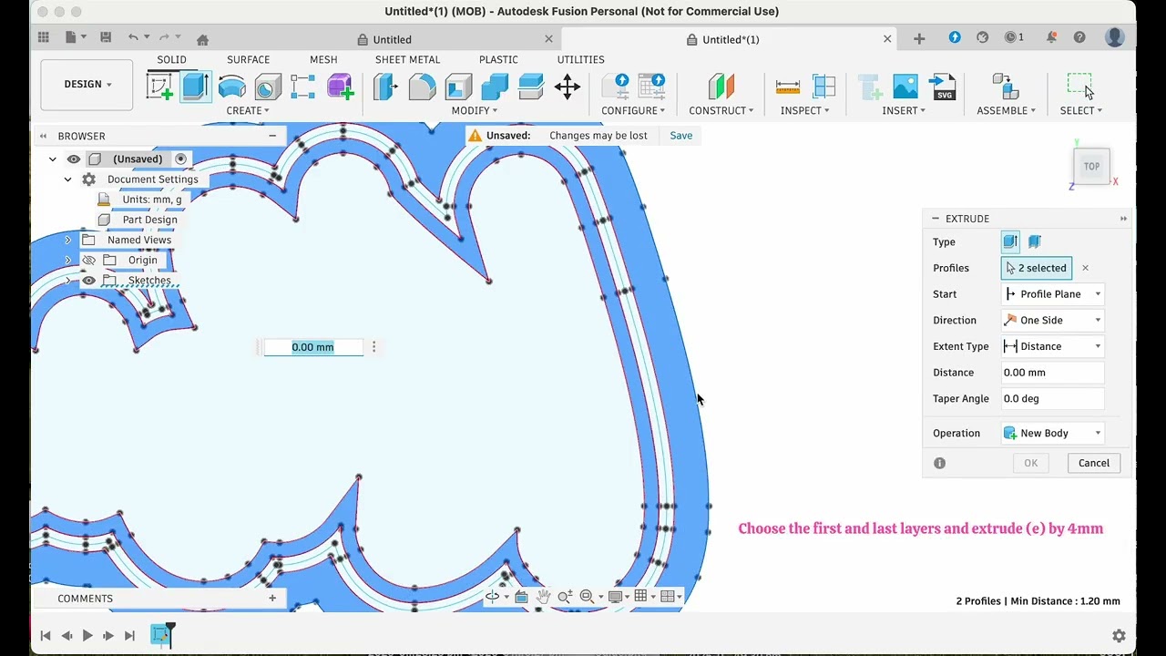 🍪 Design Your Own Custom Name Cookie Stamp | Fusion 360 Tutorial