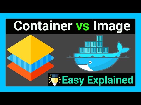 DOCKER image vs container: Difference EASILY explained with 🍪 for beginners. Rebuild on file changes