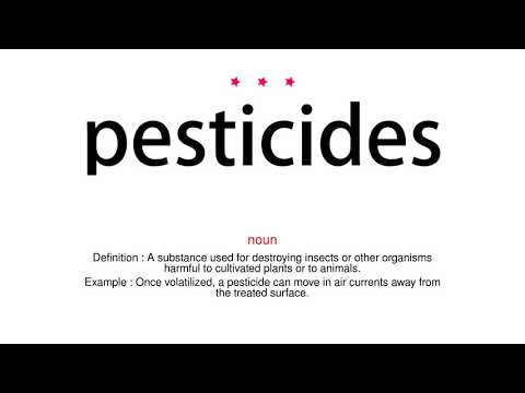 How to pronounce pesticides - Vocab Today